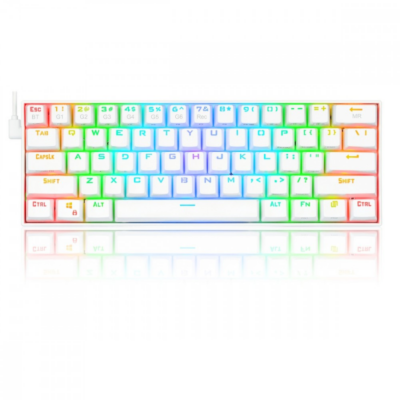 Red Dragon – Wireless Mechanical Keyboard – Draconic White – Nitro Shop