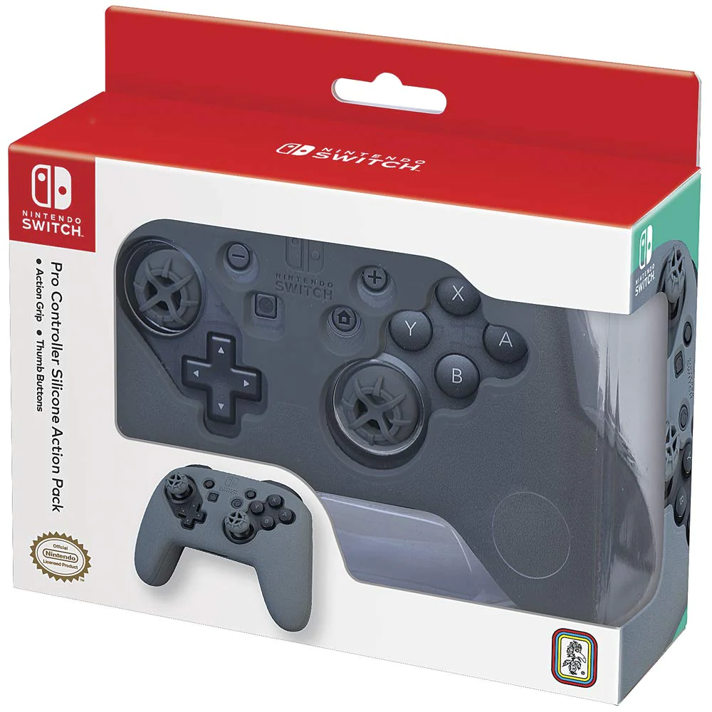 Hori – Pro Controller Silicone Action Pack Gray – Switch – Nitro Shop
