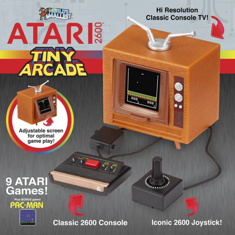 Tiny Arcade – Atari 2600 Worlds Smallest – Nitro Shop